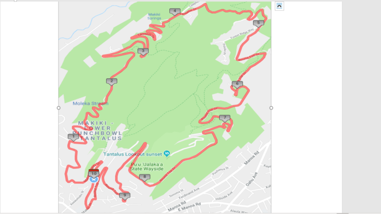 Tantalus 10 Miler Race Details - Mid-Pacific Road Runners Club